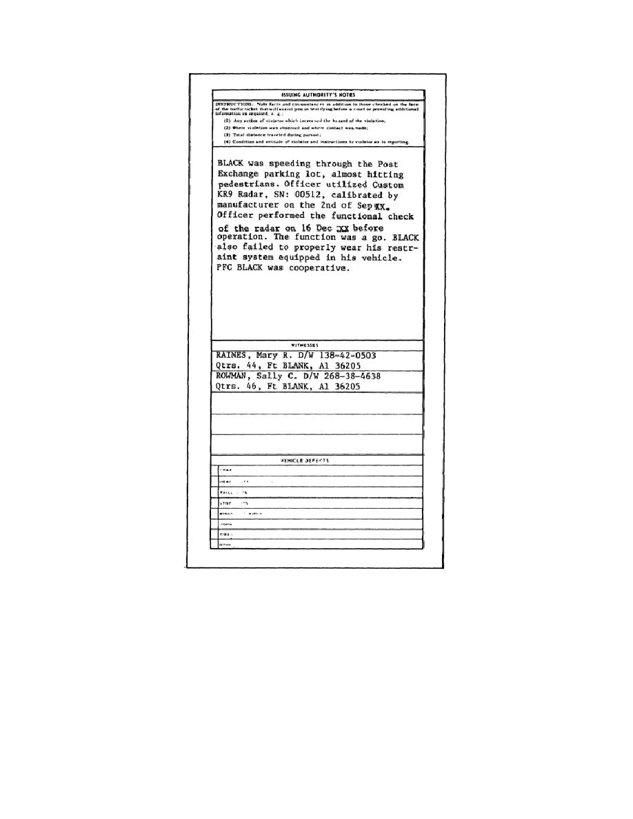 Figure 1 13 DD Form 1408 Copy 2 Reverse Side Yellow Figure 1 13 DD Form 1408 Copy 2 Reverse Side Yellow